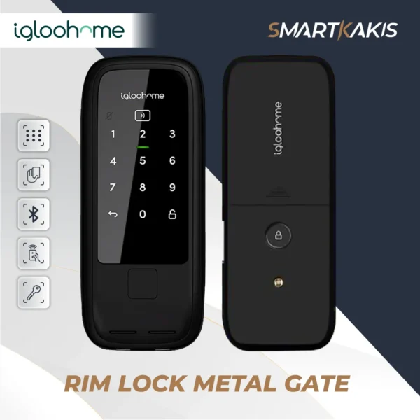 Igloohome Smart Rim Lock for Gate | SmartKakis
